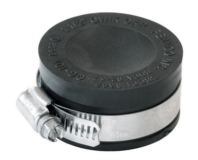 1-1/2” Flexible PVC Qwik Cap - No. QC-101 - Whitehead Industrial Hardware