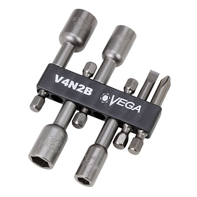 6 PC Driver Bit Set - No. V4N2B3 - Whitehead Industrial Hardware