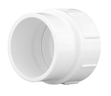 Schedule 40 4 in. Spigot FPT PVC Cleanout Adapter - No. PVC00105X1200 ...