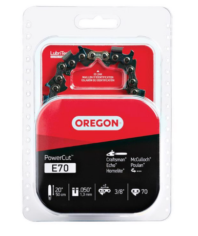 PowerCut E70 20 in. Chainsaw Chain 70 links - No. E70 - Whitehead ...