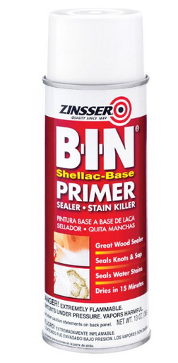 B-I-N White Shellac-Based Spray Primer and Sealer 13 oz - No. 1008 ...