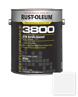 HIGH PERFORMANCE 3800 System DTM Acrylic Enamel, Gloss White 1 Gallon ...