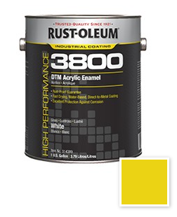 HIGH PERFORMANCE 3800 System DTM Acrylic Enamel, Safety Yellow 1 Gallon ...