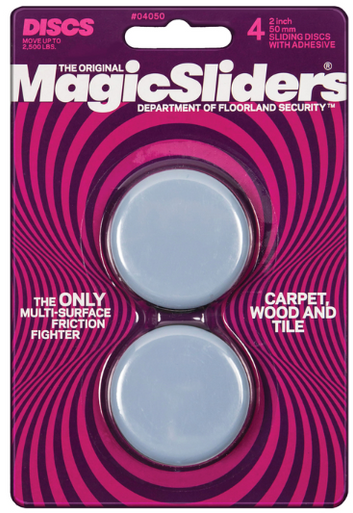 Gray 2 in. Plastic Sliding Discs 4 pk - No. 04050 - Whitehead ...