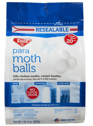 Moth Balls Solid For Moths 20 oz - No. E320.6T - Whitehead Industrial ...