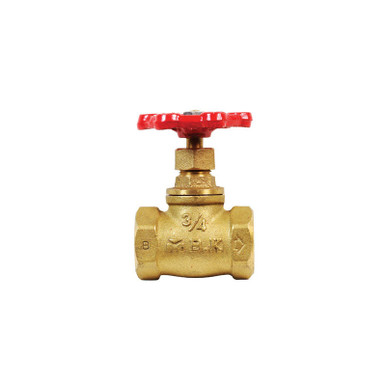 3/4" IPS Threaded Stop Valve, Brass, Low Lead - No. 105-004NL ...