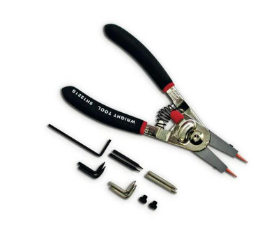 Retaining Ring Plier with Adjustable Stop & Replaceable Tips - No ...