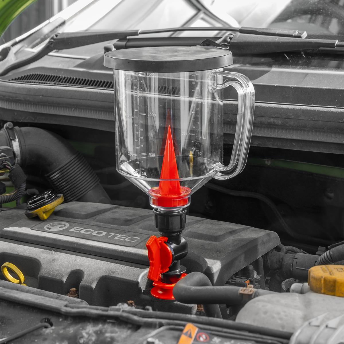 Master Engine Oil Funnel Filling Kit 15pc | VS7107 | Sealey
