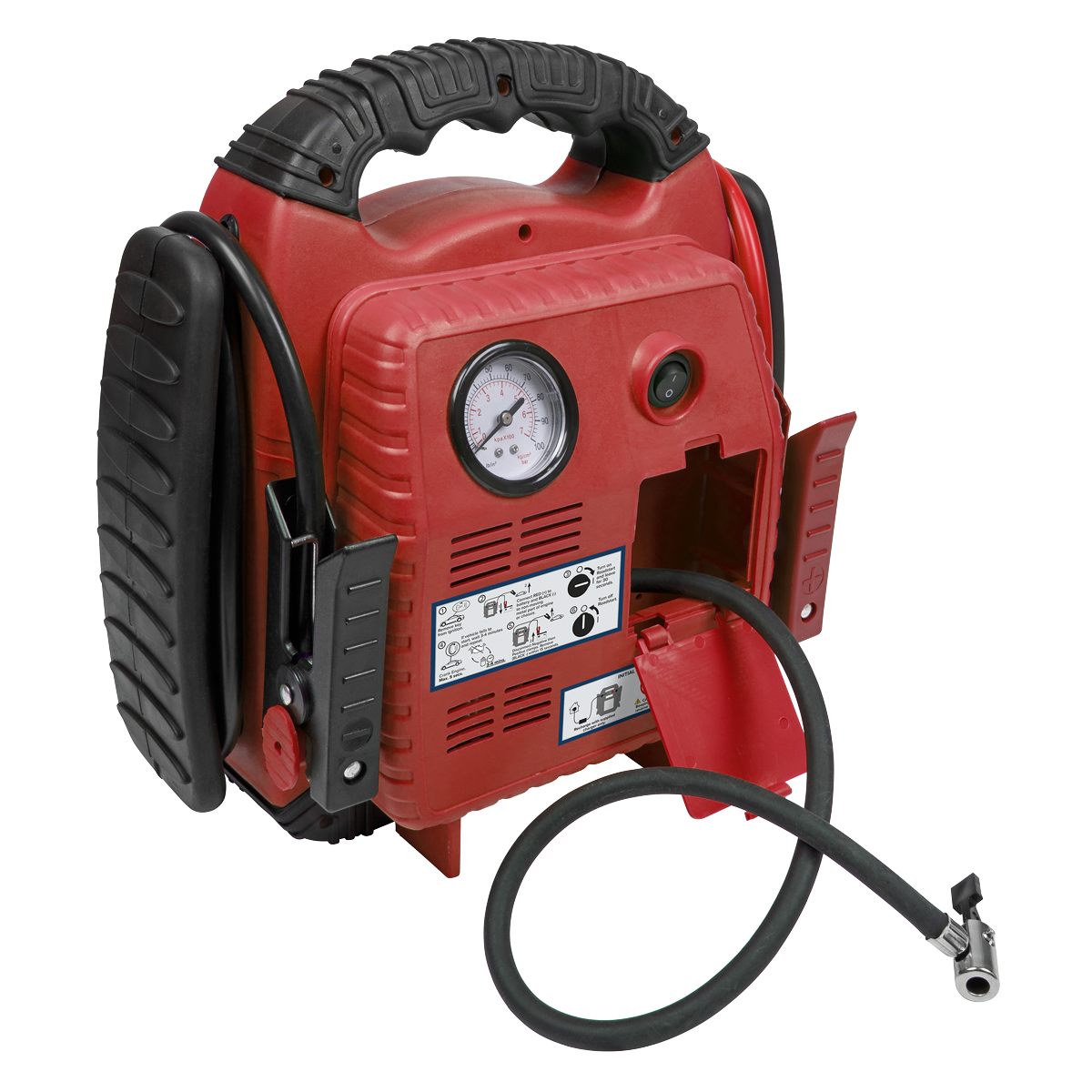 RoadStart® Jump Starter Air Compressor 12V 900 Amps | RS132 | Sealey