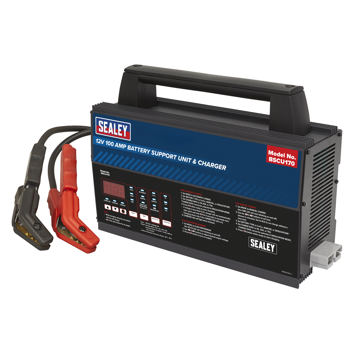 100A 12V Battery Support Unit & Charger | BSCU170 | Sealey