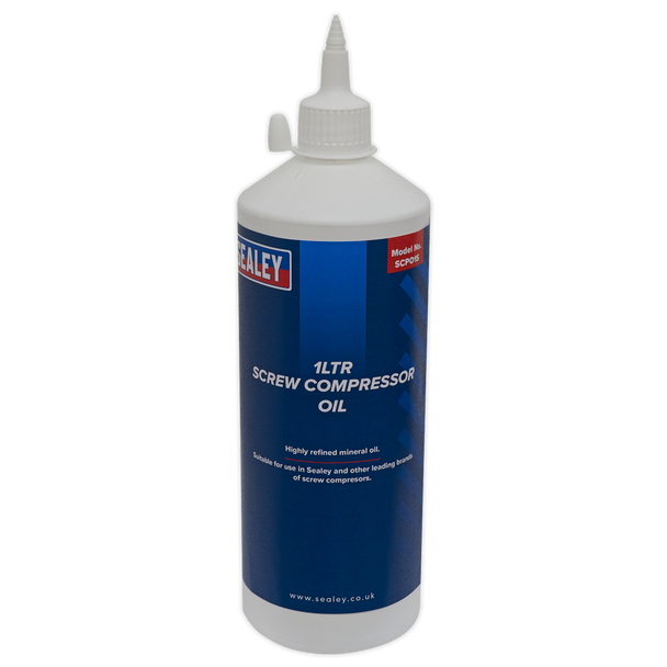 1L Screw Compressor Oil | SCPO1S | Sealey