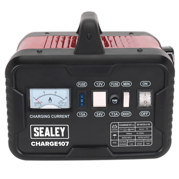 11A 12/24V Battery Charger | CHARGE107 | Sealey