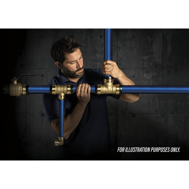 Wingback Elbow 15mm x 1/2"BSP Brass Sharkbite® | SBA15BWE | Sealey