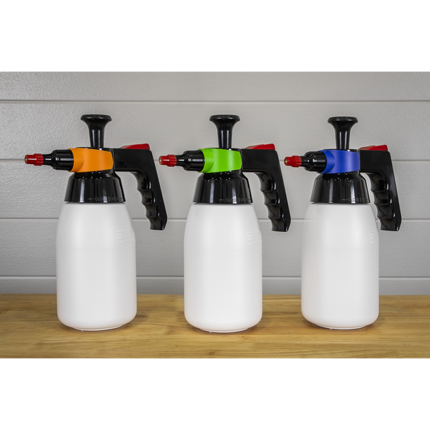 Pressure Sprayer Colour Coded Caps 5pc | SCSGC | Sealey