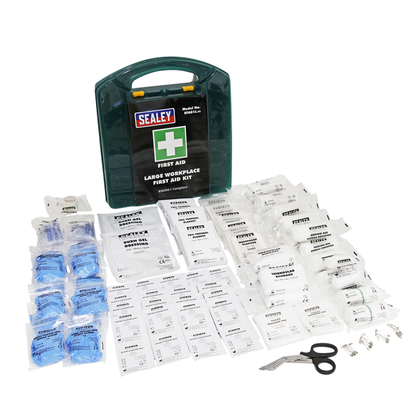 First Aid Kit Large - BS 8599-1 Compliant | SFA01L | Sealey