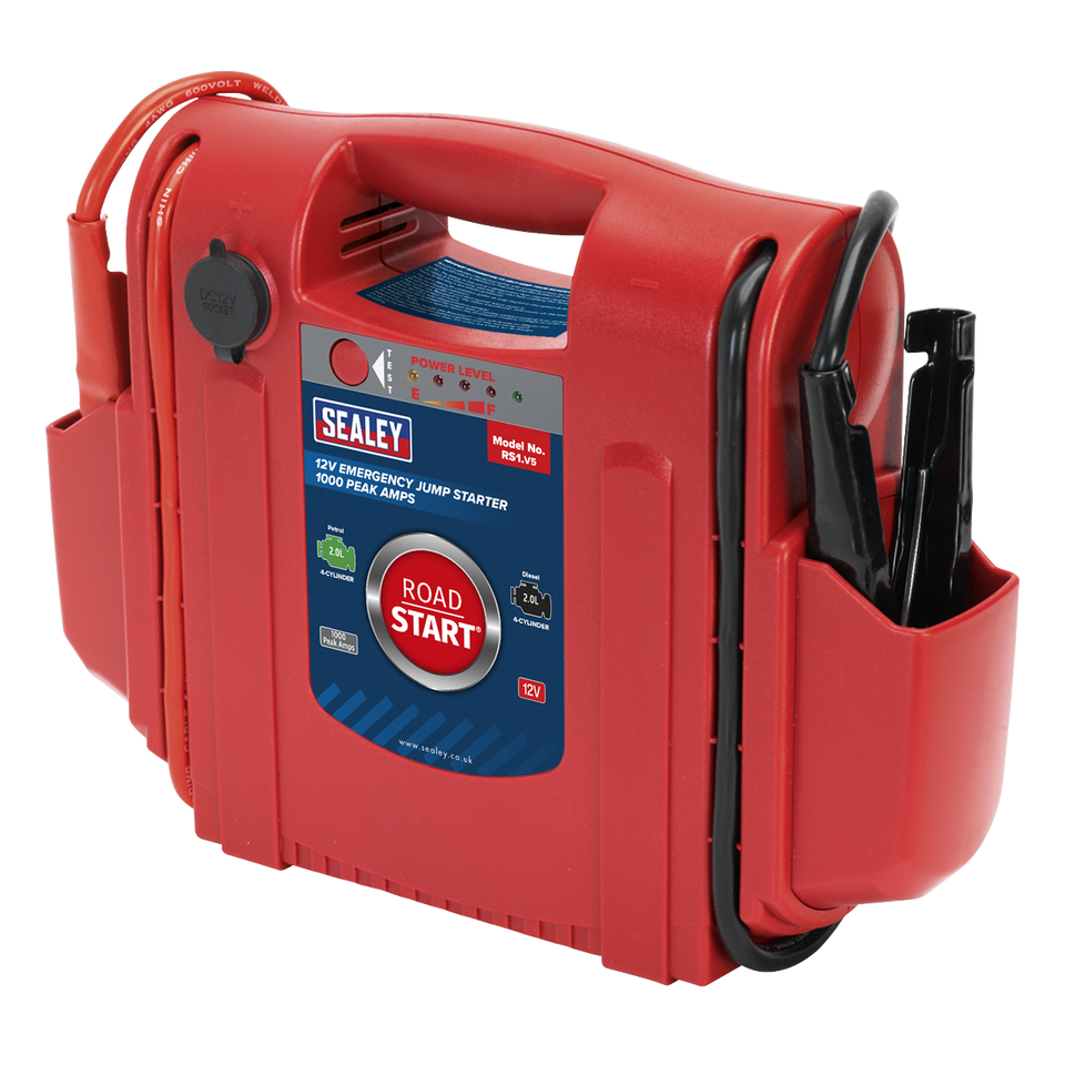 1000A 12V RoadStart® Emergency Jump Starter | RS1 | Sealey