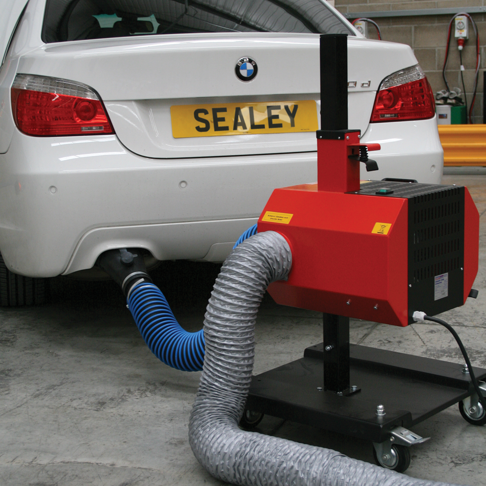 Exhaust Fume Extractor with 6m Ducting | EFS/93 | Sealey