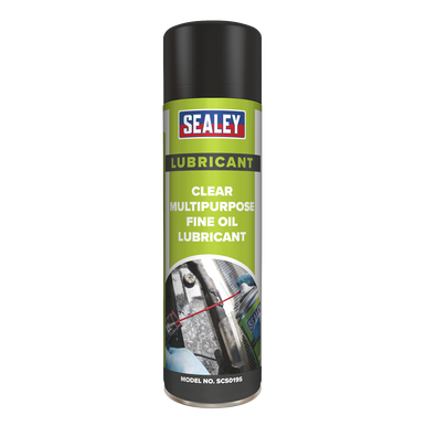 500ml Clear Multipurpose Fine Oil Lubricant | SCS019S | Sealey