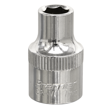 7mm 3/8"Sq Drive Polished WallDrive® Socket | SP3807 | Sealey