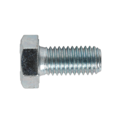 M12 x 25mm HT Setscrew DIN 933 - 8.8 Zinc | SS1225 | Sealey