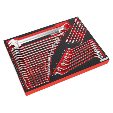 35pc Spanner Set with Tool Tray | TBTP03 | Sealey