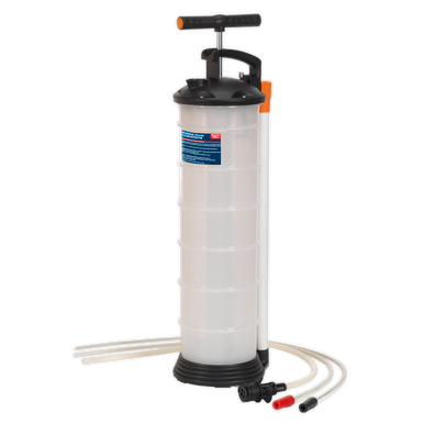 6.5L Manual Vacuum Oil & Fluid Extractor Pump | TP69 | Sealey