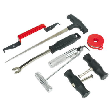 7pc Windscreen Removal Tool Kit | WK3 | Sealey