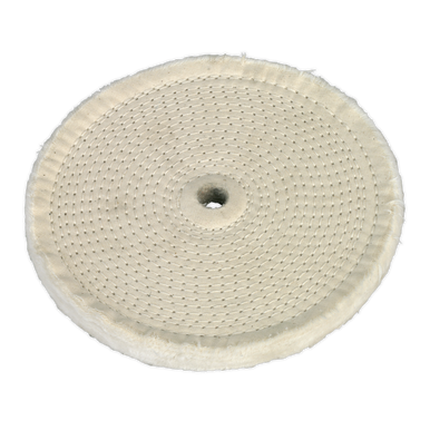 Ø200 x 16mm Buffing Wheel Ø16mm Bore Fine | BG200BW | Sealey