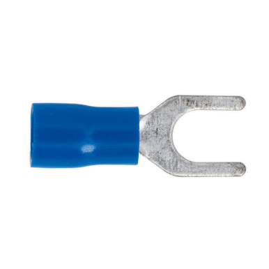 Ø5.3mm (2BA) Blue Easy-Entry Fork Terminal | BT14 | Sealey
