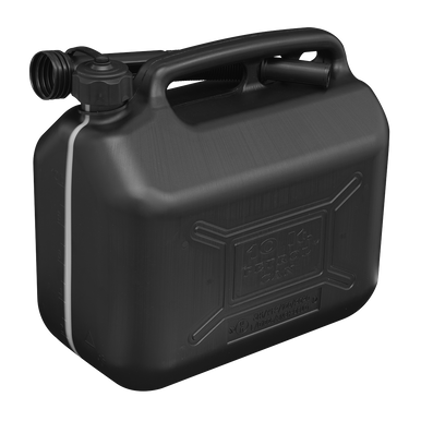 10L Fuel Can - Black | JC10PB | Sealey