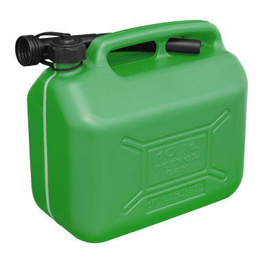 Fuel Can 10L - Green | JC10PG | Sealey