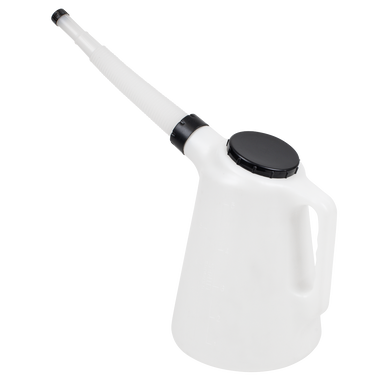 Oil Container with Black Lid & Flexible Spout 5L | JDL5 | Sealey