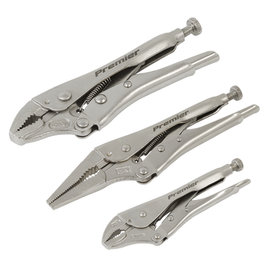 3pc Locking Pliers Set | AK6876 | Sealey