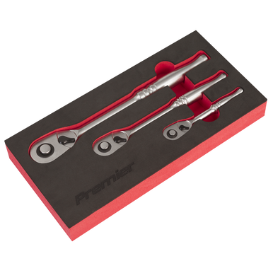 3pc Ratchet Wrench Set - Flip Reverse | AK7933 | Sealey