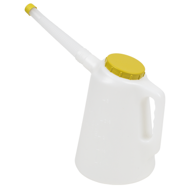 Oil Container with Lime Lid & Flexible Spout 3L | JDL3L | Sealey
