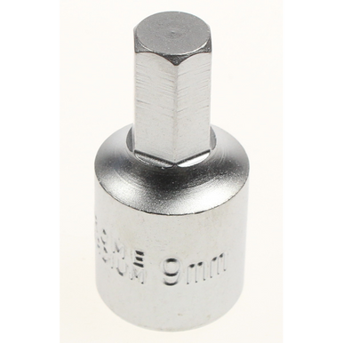 Oil drain plug key 9mm 'hex' [AK6587.11] - SEALEY