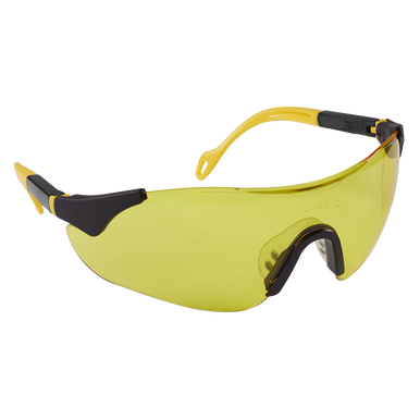 High-Vision Safety Glasses, Adj. Arms | 9212 | Worksafe by Sealey