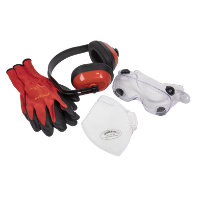 Flexi Grip Gloves, FFP1 Mask, Goggles & Ear Defenders | SEP2 | Worksafe ...