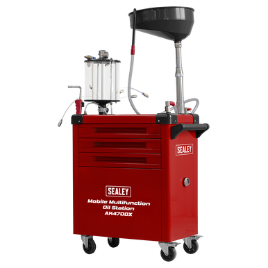 Multi-Function Oil Drainer Work Station with 61pc Tool Set | AK470DX ...