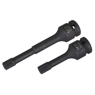 VAG - 2PC M12 Wheel Bearing Hub Spline Socket Bits | VS0100 | Sealey
