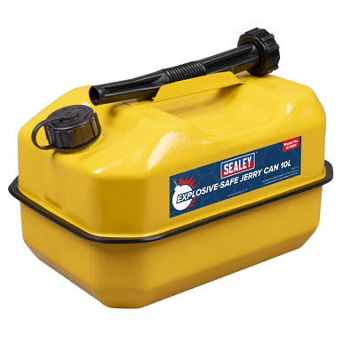 Explosive Safe Jerry Can 10L - Yellow | JC10RY | Sealey