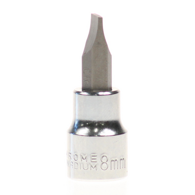 3/8" sq drive socket bit slotted 8mm [S0918.V2-03] - SEALEY