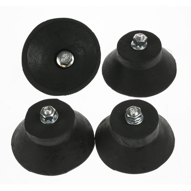Kit rubber kit (foot + nut x4pc) [SAC9420134] - SEALEY