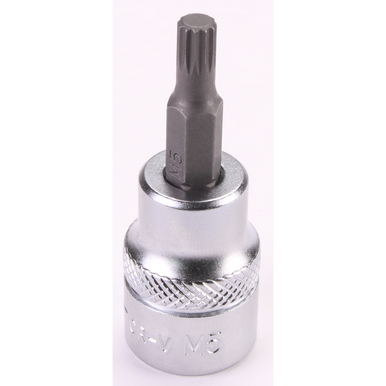 3/8"Dr Spline Socket Bit M5 48mmL [AK89002.01] - SEALEY