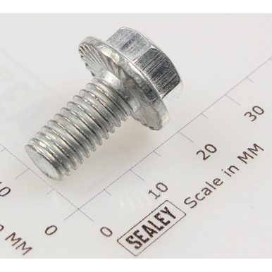 Hex head flange bolt m8x15 single [SFS815.S] - SEALEY