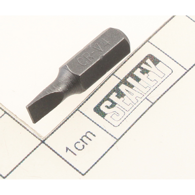 Slotted bit 4 x 25mml (1/4" shank) [AK7956.184] - SEALEY