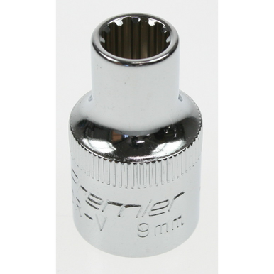 Spline socket 1/2"dr 9mm (total drive) [AK70619.V2-02] - SEALEY