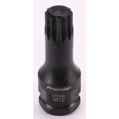 3/8"Dr Impact Spline Socket Bit M12 [AK5622.04] - SEALEY