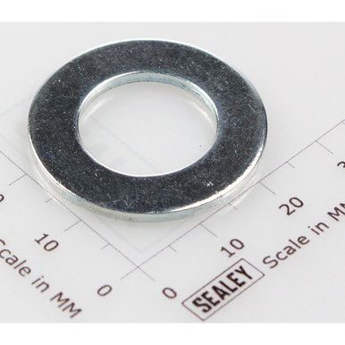 Flat Washer M16 Zinc [FWM16.S] - SEALEY