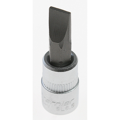 Slotted socket bit 1/4"dr sl6.5 [AK7955EU.78] - SEALEY